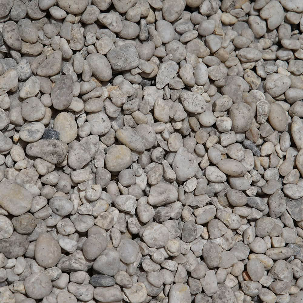 Cowra White Pebbles 20mm - Bulk Decorative Gravel by Tonne
