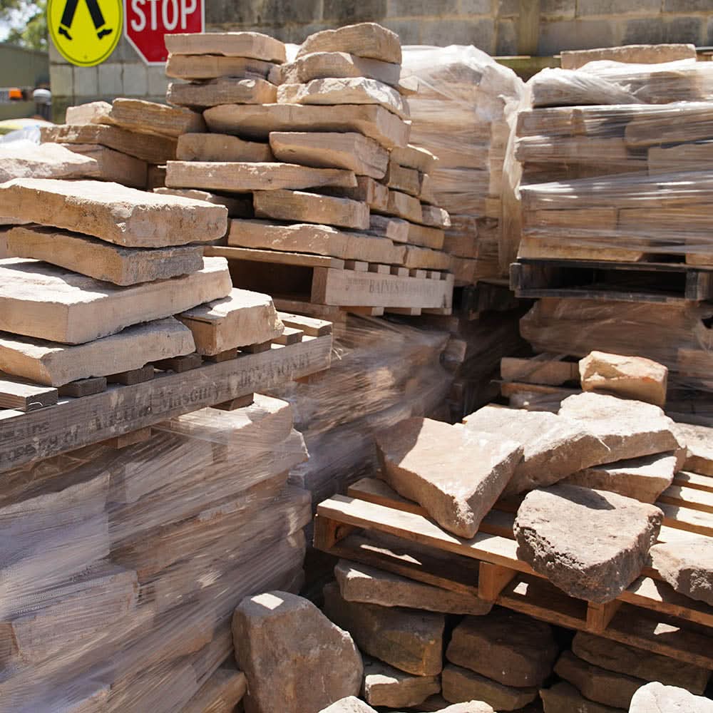 SANDSTONE FLAGGING (TRADITIONAL) M2 — Ace Landscapes Supplies